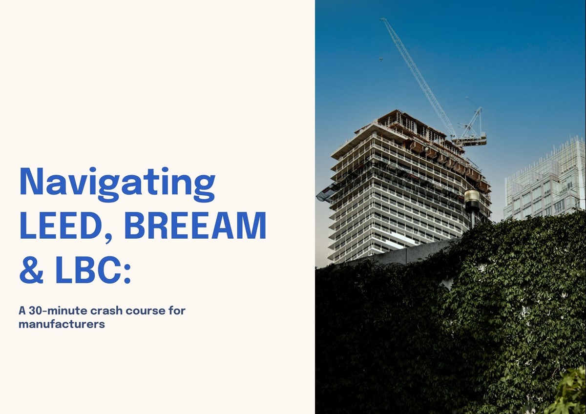 LEED, BREEAM & LBC: Get to know them in 30 mins | e-book | BIMobject