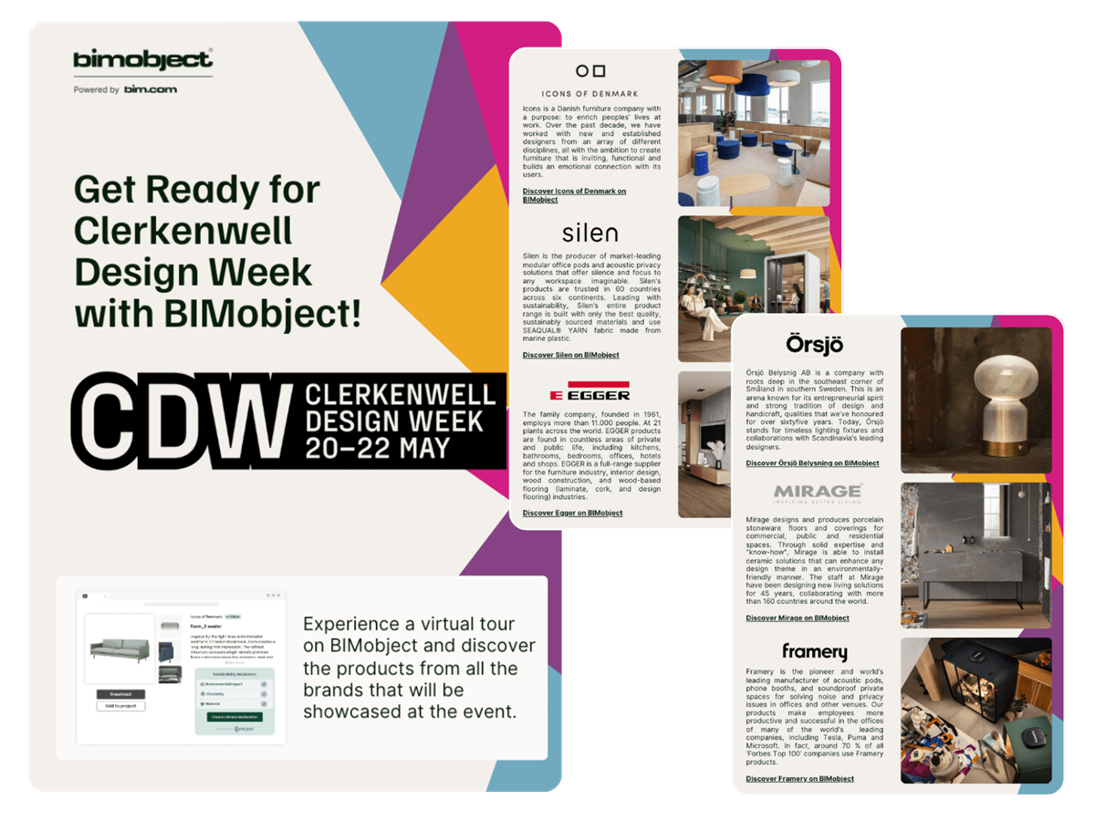 BIMobject X Icons of Denmark at Clerkenwell 2025 | BIMobject
