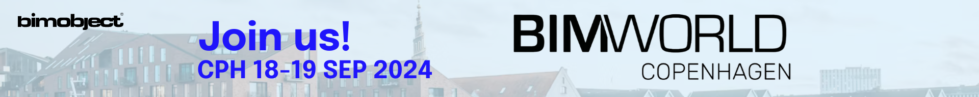 Meet BIMobject at BIM world Copenhagen 2024 | BIMobject