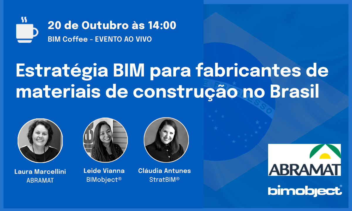 BIM Coffee com BIMobject, StratBIM e ABRAMAT | BIMobject